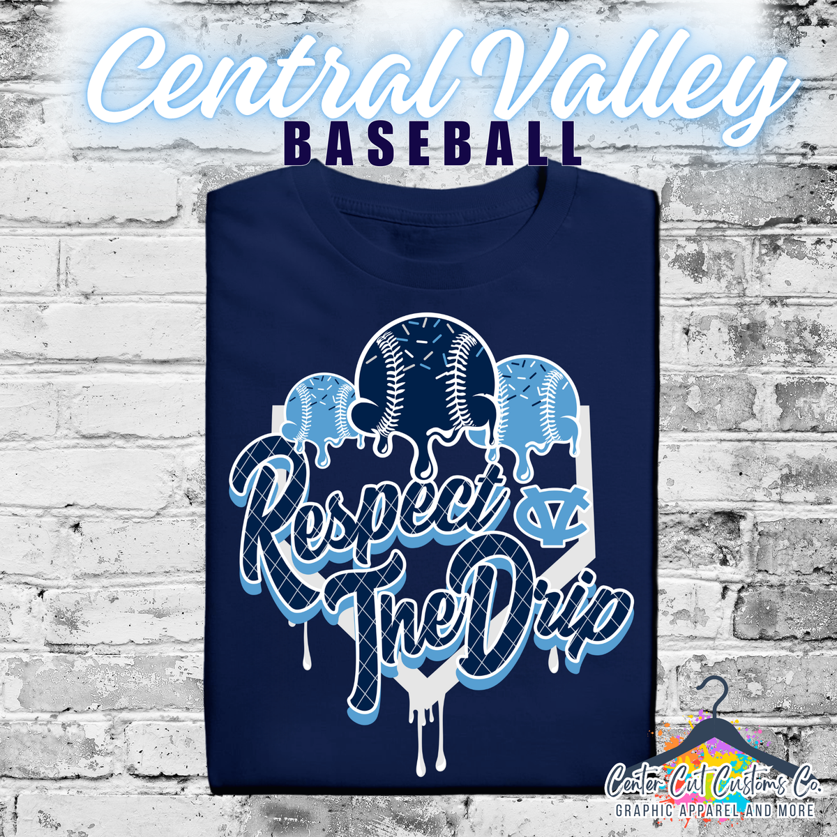 Warriors Respect the Drip – Center Cut Customs Co.